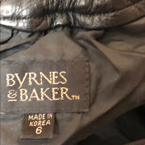 byrnes and baker | Skirts | Vintage Long Black Leather Skirt | Poshmark